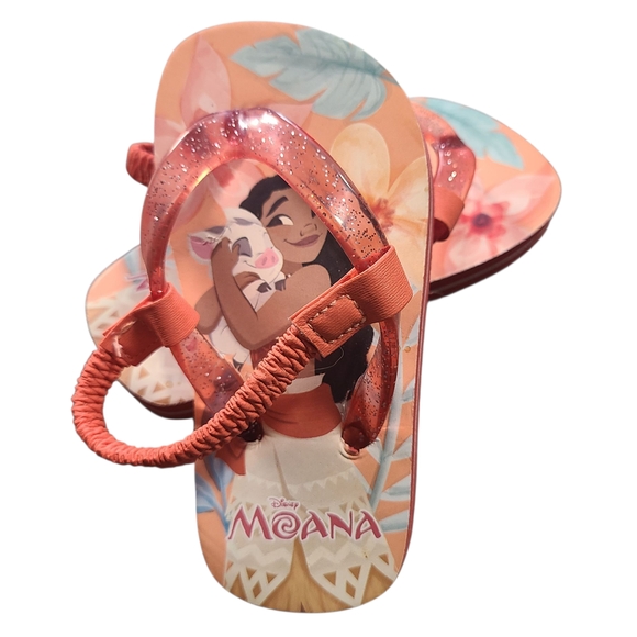 Disney | Shoes | New Disney Moana Toddler Flip Flops Sandals Size 56 ...